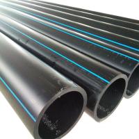 China Black Coil HDPE Water Supply Pipe Pe Plastic Perforated Pipe Pe100 for sale
