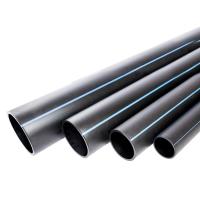China Black Coil HDPE Water Supply Pipe Pe Plastic Perforated Pipe Pe100 for sale