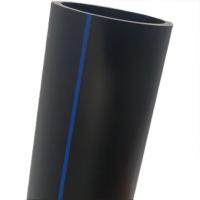 China HDPE Water Supply Pipe SN6 800mm Black Drainage Tubing PN0.6MPa SDR26 for sale