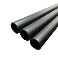 China 12 Inch Black HDPE Water Pipe High Protection Performance For Drain And Sewage for sale
