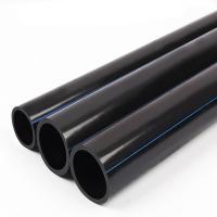China HDPE Water Supply Pipe PN1.6MPa 20-1600mm PE Plastic Pipe for Potable Water for sale