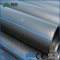 China 160mm Large Diameter Polyethylene Pipes For Water Supply Black Plastic for sale