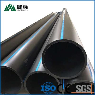 China HDPE Water Supply Pipe SDR 9-26 OD 20-1600mm for Municipal Drinking Water Systems for sale