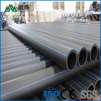 China Large Diameter HDPE Water Supply Pipe Customizable Directly Buried Black Plastic Pipe 20-1600mm OD for sale