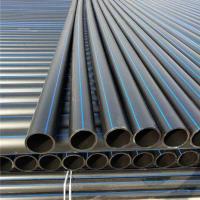 China PE100 HDPE Water Supply Pipe DN20-1600mm Corrosion Resistant Custom Length Black Blue for sale