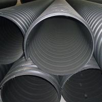 China HDPE Water Supply Pipe DN20-1600mm PE100 Corrosion Resistant Black Blue Strip for sale