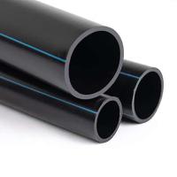 China Customizable pe water pipe Black/Blue Strip Corrosion Resistant for sale