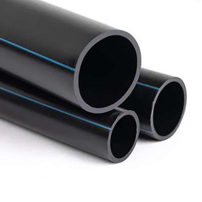 China Customizable pe water pipe Black/Blue Strip Corrosion Resistant for sale