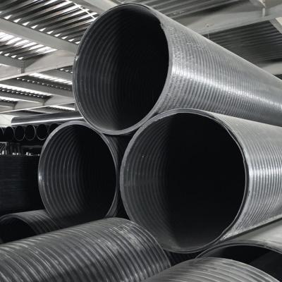 China Affordable hdpe pipe in Black/Blue Stripes Resistant to Corrosion for sale