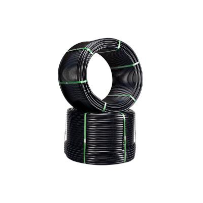 China Density Polyethylene Water Supply Pipes in Black or Blue Strip for sale