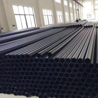 China Density Polyethylene Water Supply Pipes in Black or Blue Strip for sale