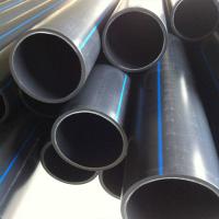 China ISO9001 HDPE Water Pipe DN16mm-1800mm Blue Black PE Pipe for Water Supply for sale