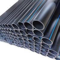 China HAIYANG HDPE Water Supply Pipe 2.3-117.6mm Thickness Black Blue Corrosion Resistant for sale