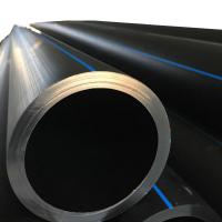 China Custom HDPE Water Supply Pipe PE100 2.3mm to 117.6mm Thickness Custom Length for Water Distribution for sale