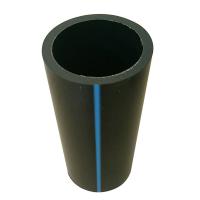 China PE HDPE Water Supply Pipe DN16-1800mm Custom Length Blue Black Strip ISO Certified for sale