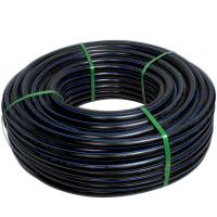 China PE HDPE Water Supply Pipe DN16-1800mm Custom Length Blue Black Strip ISO Certified for sale