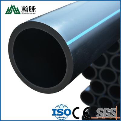 China HAIYANG HDPE Water Supply Pipe Blue Strip 2.3mm-117.6mm Thickness Corrosion Resistant for sale