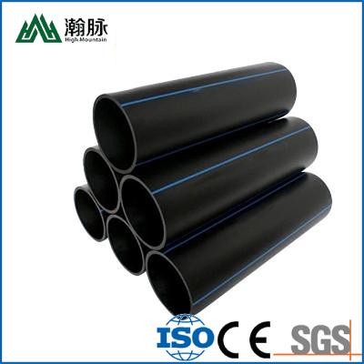 China Customized HDPE Water Supply Pipe DN16-1800mm Thickness 2.3-117.6mm Blue Black for sale