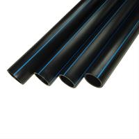 China HAIYANG HDPE Water Supply Pipe Blue Strip 2.3mm-117.6mm Thickness Corrosion Resistant for sale