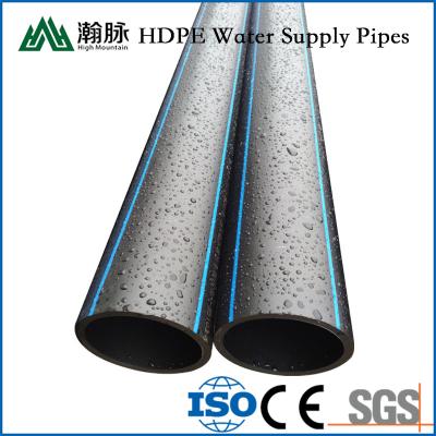 China PE100 HDPE Water Supply Pipe DN16-1800mm PN6-PN20 for Municipal and Industrial Systems for sale