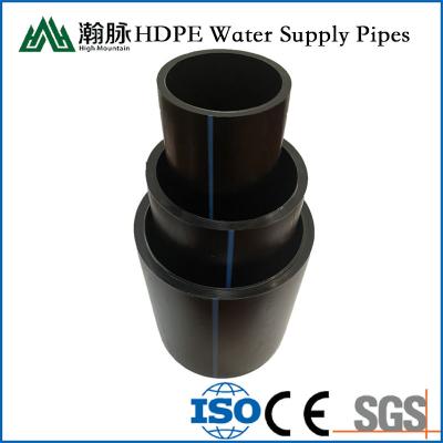 China HDPE Water Supply Pipe PE100 1.25MPa-2.5MPa DN16mm-1800mm Corrosion Resistant for sale