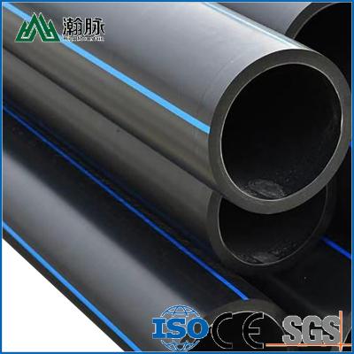 China HDPE Water Supply Pipe DN20-1200mm Black High Impact Resistance Corrosion Resistant ISO4427 for sale