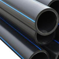 China HDPE Water Supply Pipe Flange Joint DN16-1800mm ISO4427 Black Industrial Liquid Transport for sale