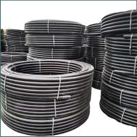 China HDPE Water Supply Pipe 20mm-1200mm Black UV Resistant ISO4427 for sale