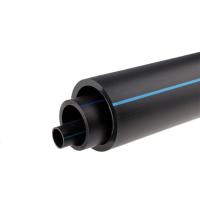 China HDPE Water Supply Pipe 20mm-1200mm Black UV Resistant ISO4427 for sale