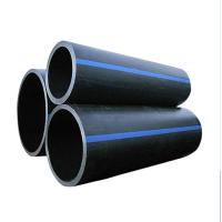China HDPE Water Supply Pipes 20mm-1200mm ISO4427 Black UV Resistant Lightweight for sale