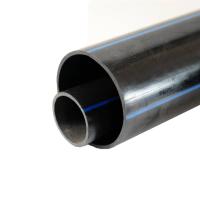 China HDPE Water Supply Pipes 20mm-1200mm ISO4427 Black UV Resistant Lightweight for sale
