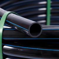 China HDPE Water Supply Pipe DN20-DN1200 PN20 Black PE Pipe for Municipal Water Distribution for sale