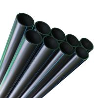 China Solid Wall PE Water Supply Pipe 0.6mpa - 1.6mpa Wearproof PE Drainage Pipes for sale
