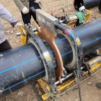 China Hot Melt Black HDPE Water Supply Pipes Polyethylene PE 100 Solid Wall Drainage Pipe for sale