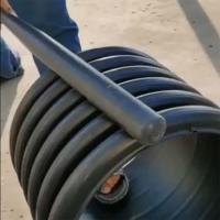 China Reinforced HDPE Double Wall Pipe Inner Rib Carat Large Diameter Corrugated Pipe for sale
