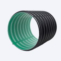 China HDPE Steel Belt Corrugated Drainage Pipe Reinforced Hollow Winding DN200-1600mm PN0.6-2.0MPa for sale