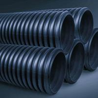 China HDPE Steel Belt Corrugated Drainage Pipe Reinforced Hollow Winding DN200-1600mm PN0.6-2.0MPa for sale