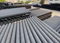 China HDPE Double Wall Corrugated Drainage Pipe 300mm SN8 Winding Pipe for Water Supply and Drainage for sale