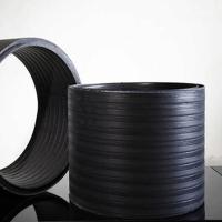 China Corrugated Wellbore HDPE Drainage Pipes Wall Winding Underground Sewage Pipe for sale