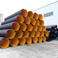 China DN300 HDPE Spiral Corrugated Drainage Pipe Winding Perforated Pipe for Municipal Sewer for sale