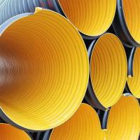 China DN300 HDPE Spiral Corrugated Drainage Pipe Winding Perforated Pipe for Municipal Sewer for sale