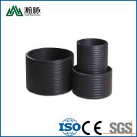China Corrugated HDPE Double Wall Drainage Pipe SDR11 110mm for Sewage and Wellbore for sale