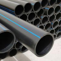 China HDPE Water Pipe 40mm 50mm 63mm 1 Inch Black Irrigation Pipe for Farmland Diversion for sale