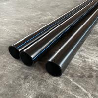 China HDPE Water Pipe 40mm 50mm 63mm 1 Inch Black Irrigation Pipe for Farmland Diversion for sale
