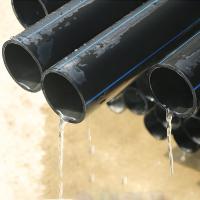 China Black HDPE Irrigation Pipe 20mm 25mm 32mm SDR11 1.6MPa Agricultural Siphon Drainage for sale