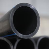China HDPE Irrigation Pipe DN90 to DN200 Black Hot Melt PE Water Pipe 0.6-1.6MPa for sale