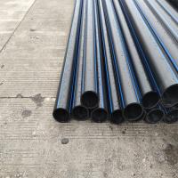 China HDPE Irrigation Pipe DN90 to DN200 Black Hot Melt PE Water Pipe 0.6-1.6MPa for sale