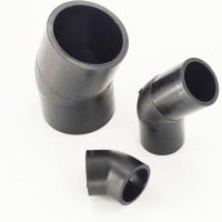 China Hot Melt HDPE Elbow Fittings 1 Inch Drinking Water Pipe SDR9 SDR11 for sale