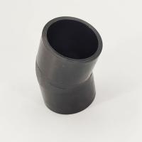 China PE 100 HDPE Pipe Fittings 160mm 200mm 250mm Hot Melt 90 Degree Elbow Fitting for sale
