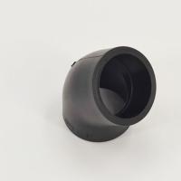 China PE 100 HDPE Pipe Fittings 160mm 200mm 250mm Hot Melt 90 Degree Elbow Fitting for sale